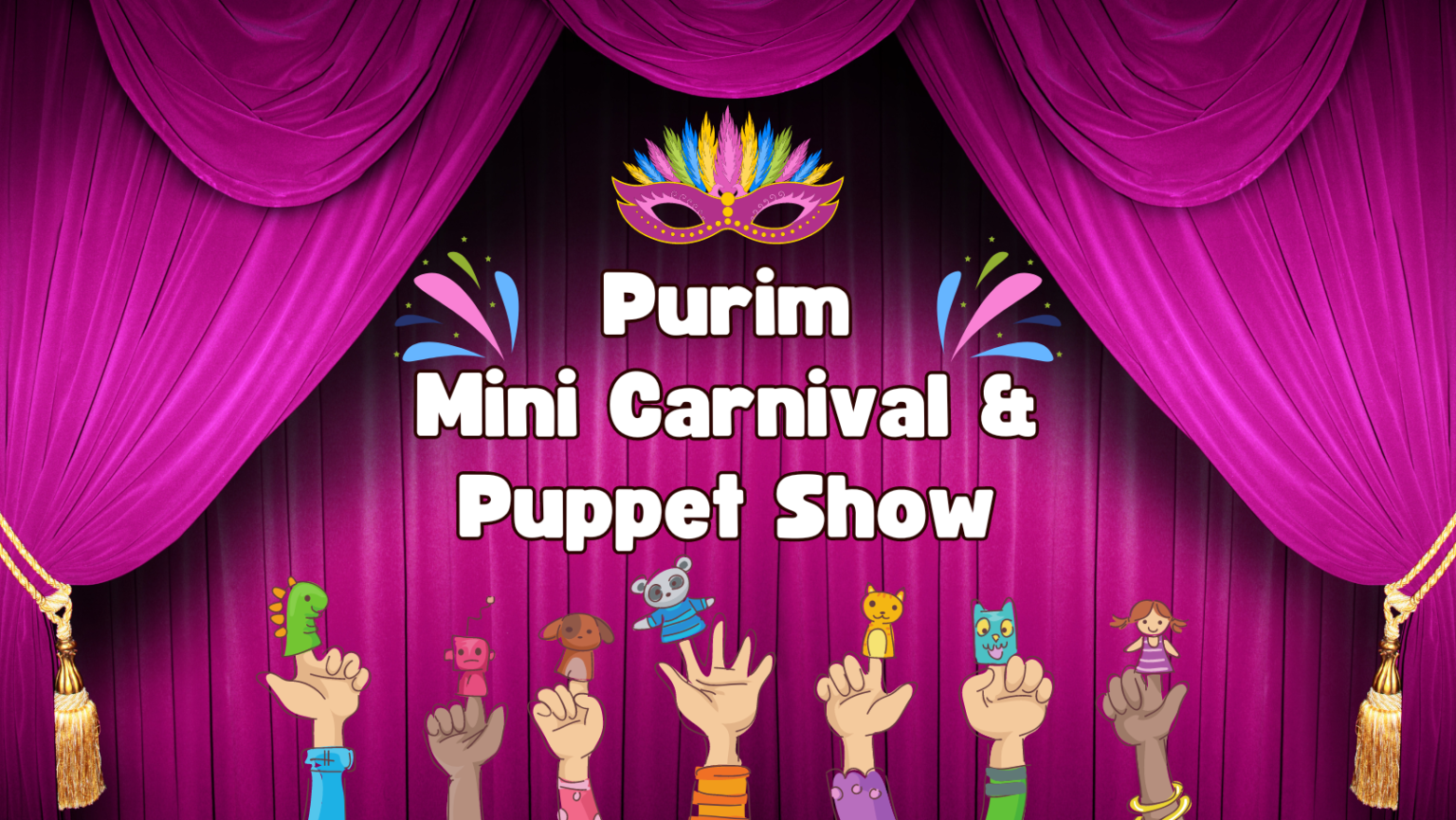 Purim Mini Carnival and Puppet Show - Temple Emanuel